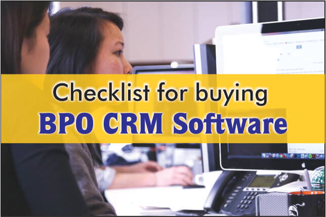 Checklist For Buying BPO CRM Software