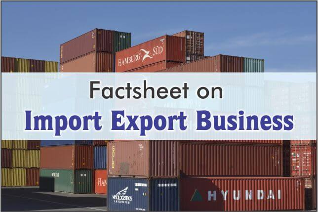 Factsheet on Import Export CRM